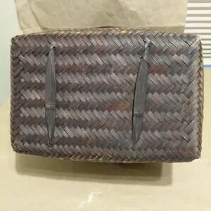 Source Unknown | Accents | Vintage Split Bamboo Japanese Basket Fine ...